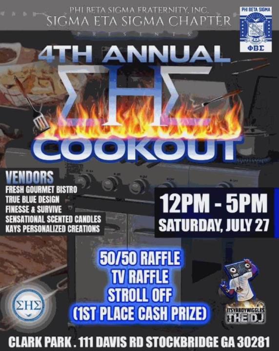 4th Annual Sigma Eta Sigma Cookout Event - Phi Beta Sigma Fraternity ...